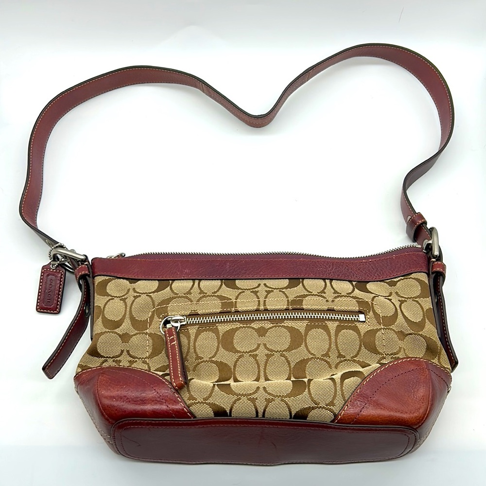 Coach Signature Classic C Monogram Hobo Handbag C0832… - Gem